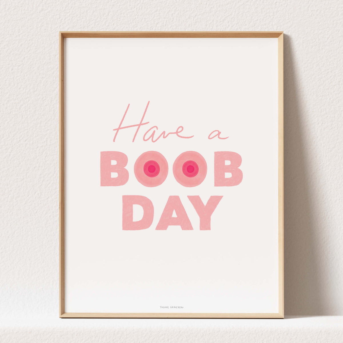 Poster "Boob Day" (A3) – Thomas Gravereau